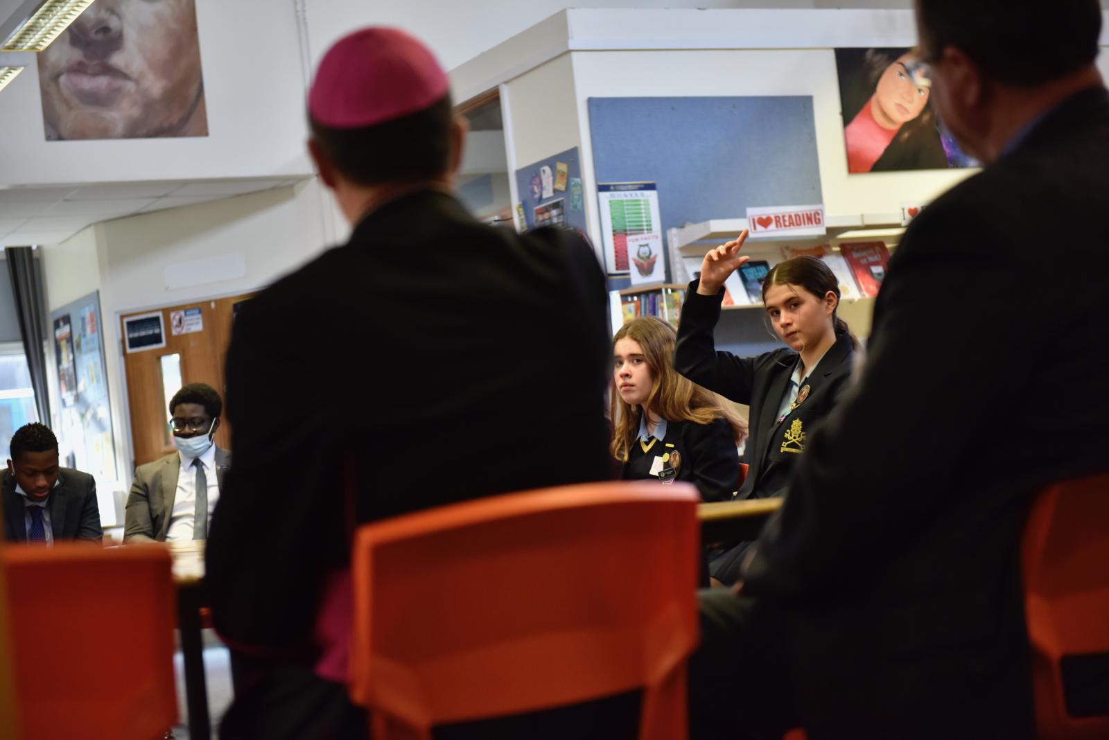 Nicholas Breakspear School welcomes Bishop John Sherrington - Diocese ...