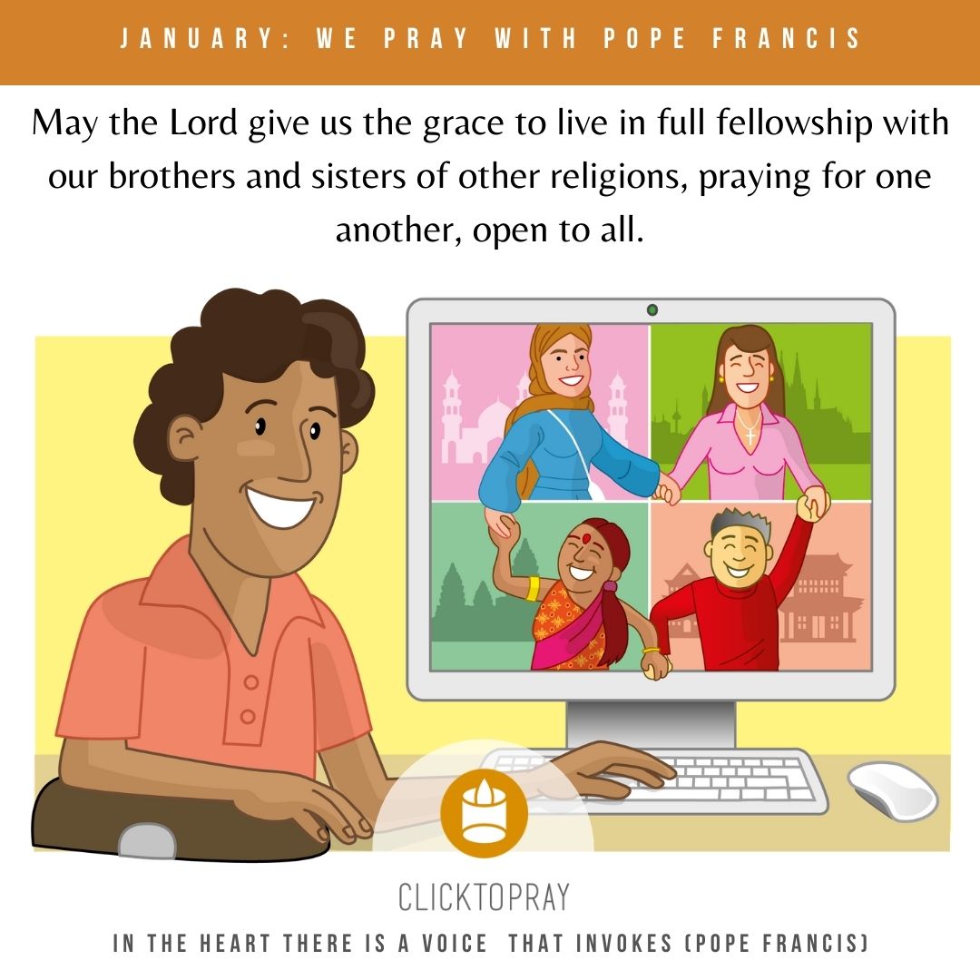 Pope’s Prayer Intention for January: Fellowship with other religions ...