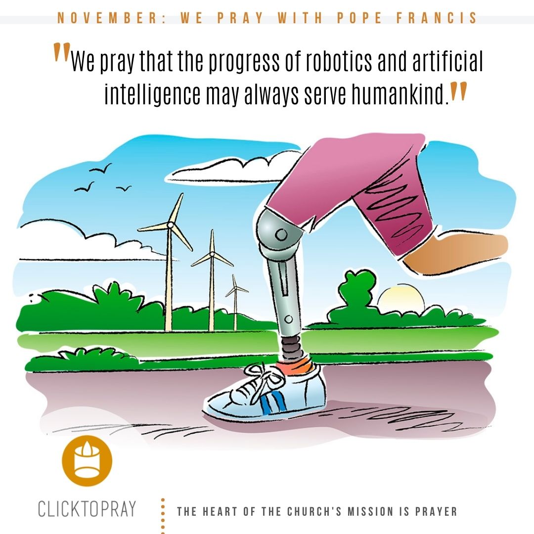 Pope's Prayer Intention for November: Progress of Robotics and ...